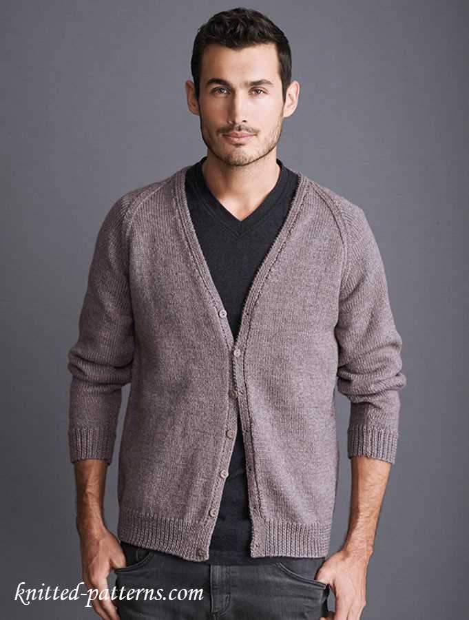 Classic and Cozy: The Perfect Knitted Men's Cardigan Pattern