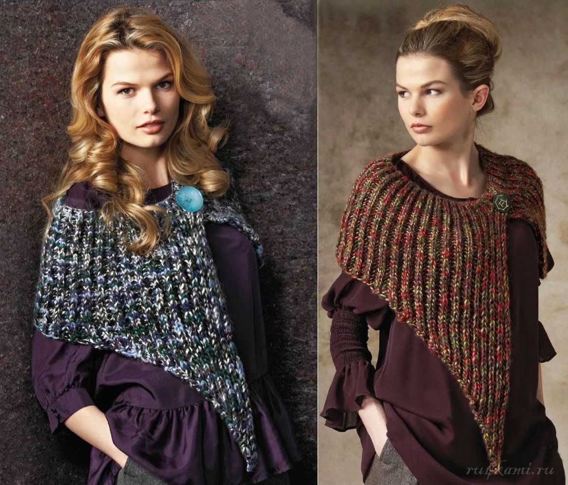 Stylish Lace Poncho Knitting Pattern