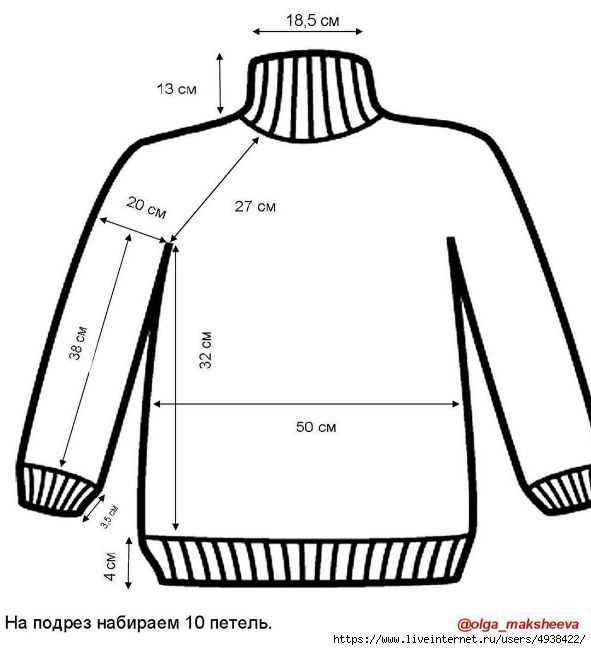 Easy-to-follow pattern for a raglan sweater made with a machine knit