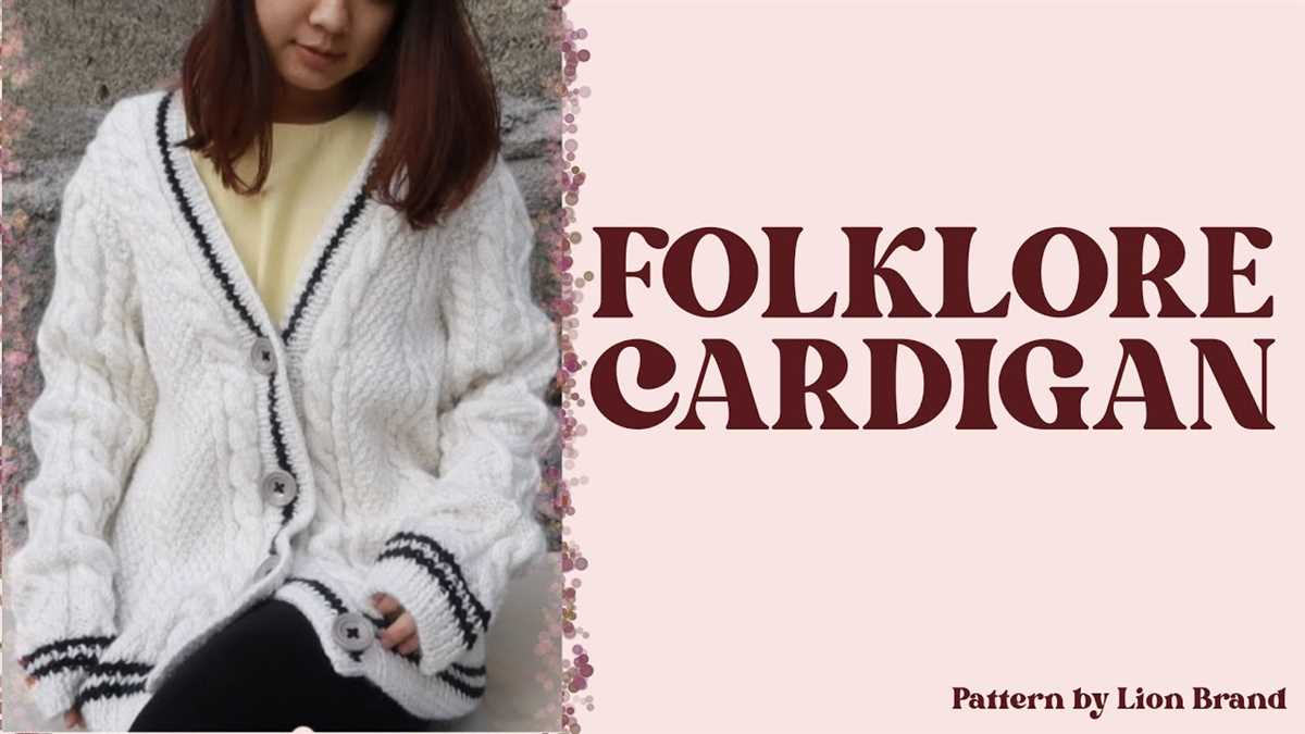 Knit Your Own Taylor Swift Cardigan with Lion Brand