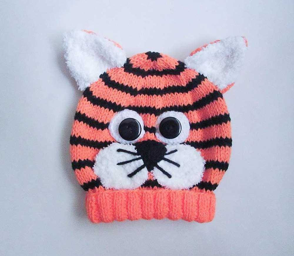 Create a Cozy Tiger Hat with This Knitting Pattern