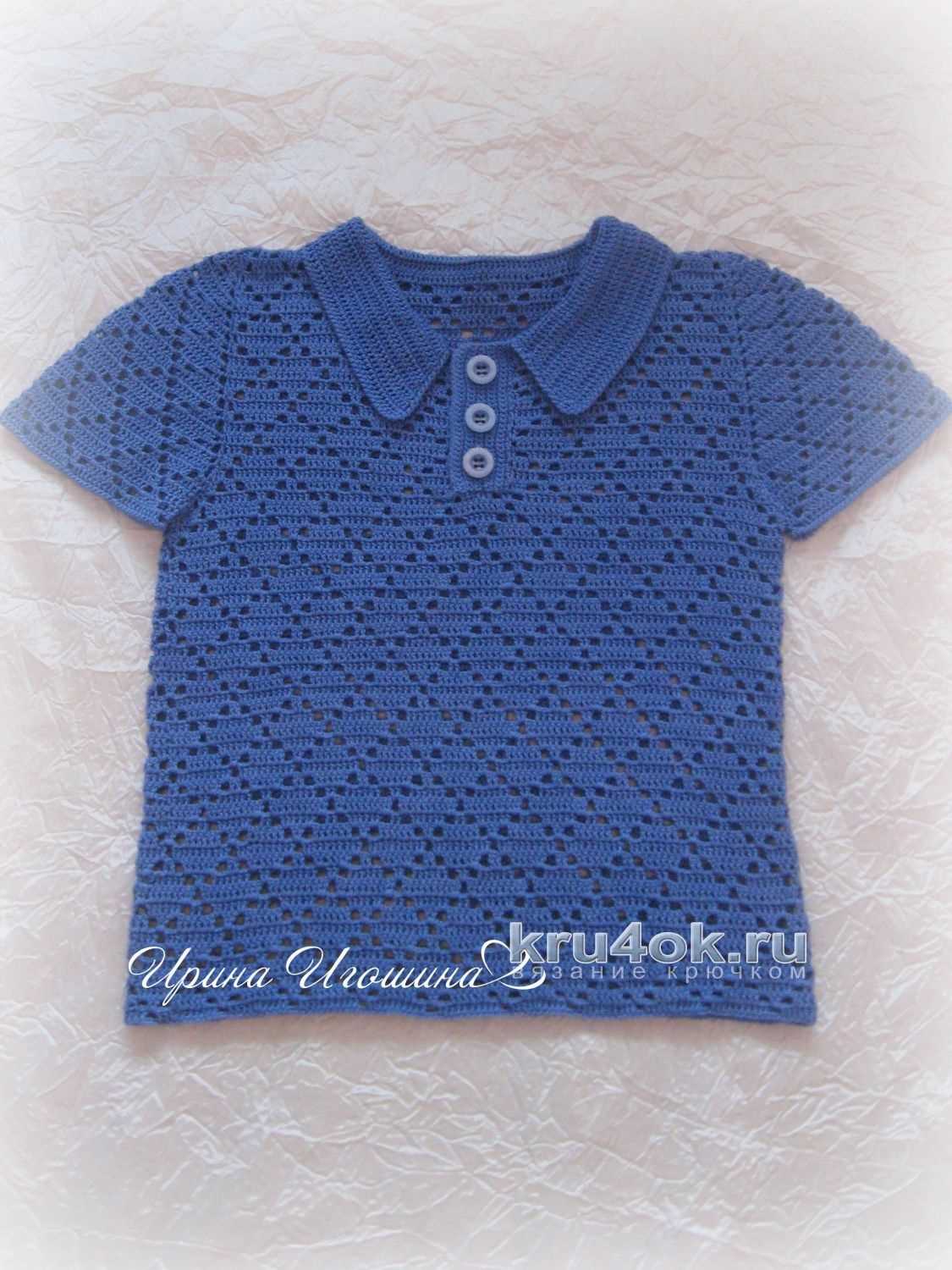 Knit your own classic polo shirt