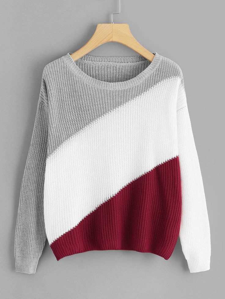Modern Twist: Knit Your Own Colour Block Jumper