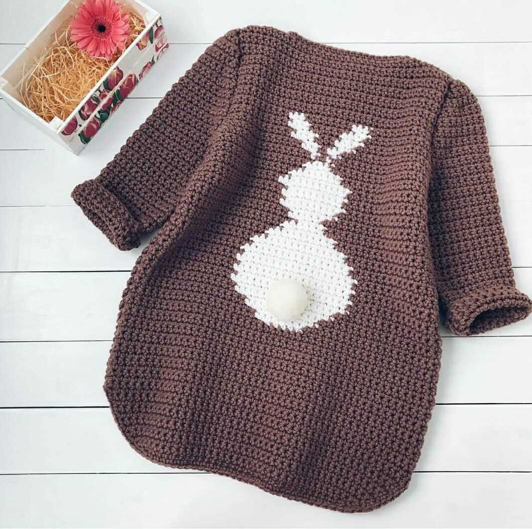 Knit Your Own Adorable Panda Sweater