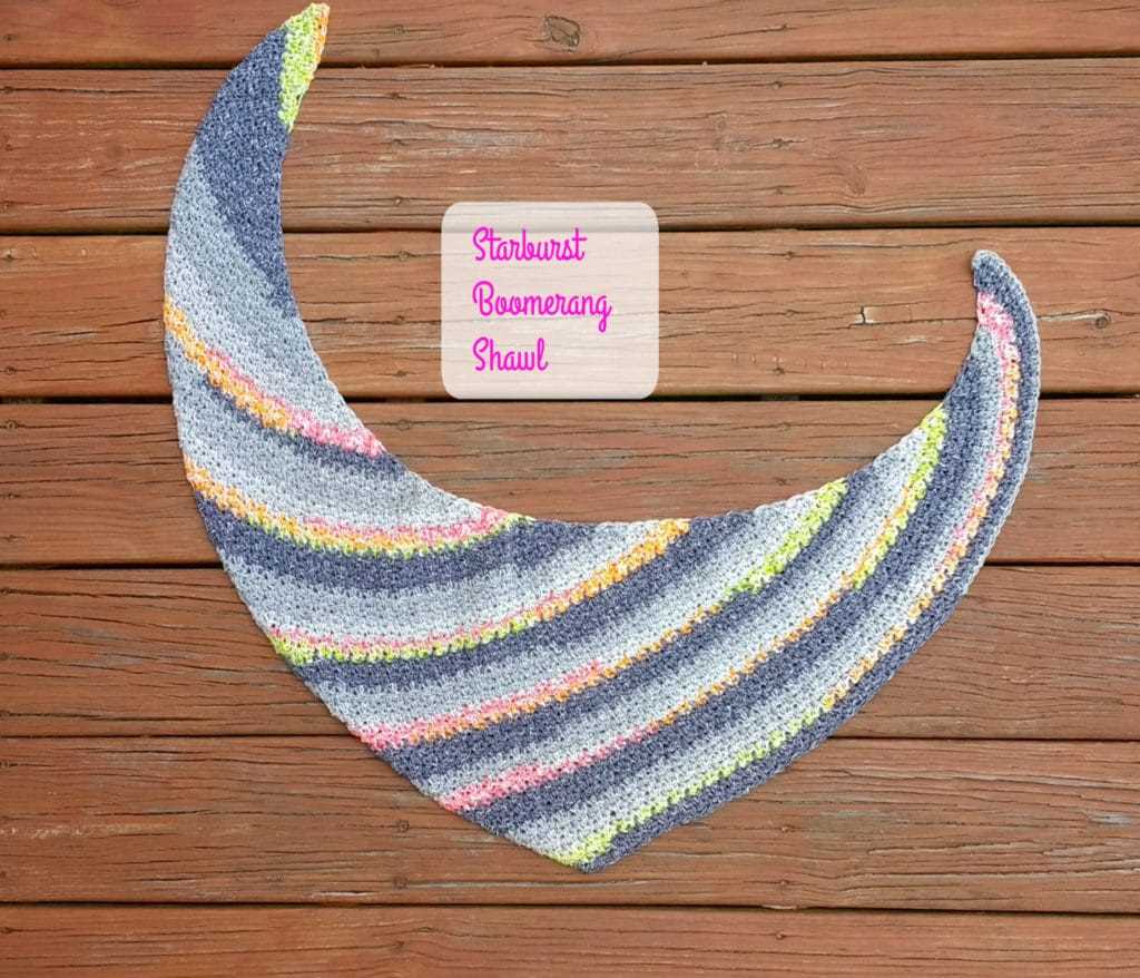 Unique Knit Pattern: The Boomerang Scarf
