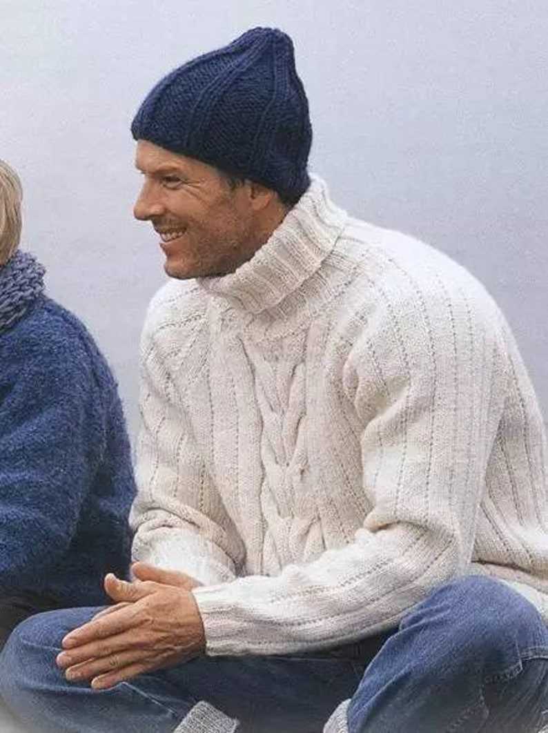 Creating a Classic Fisherman Sweater: A Knitting Pattern Guide for Men