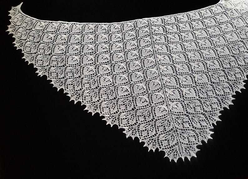 Unleash your creativity with this unique origami shawl knitting pattern