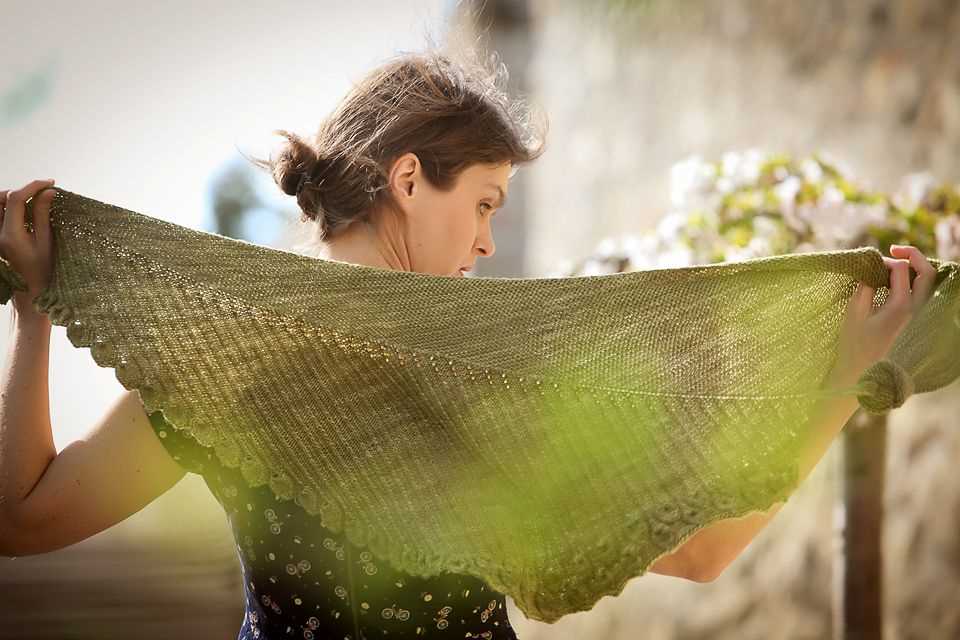 Unleash your creativity with this unique origami shawl knitting pattern