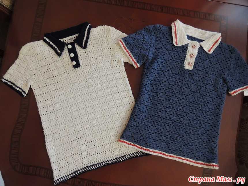 Knit your own classic polo shirt