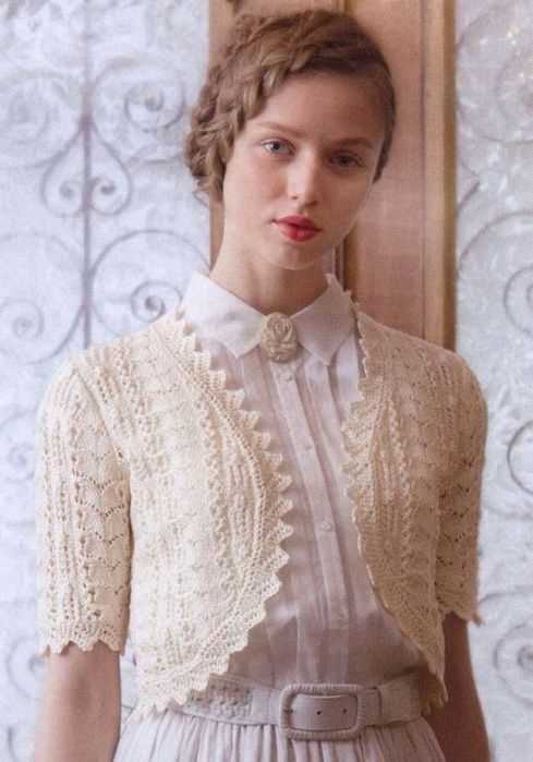 Free Bolero Knitting Pattern