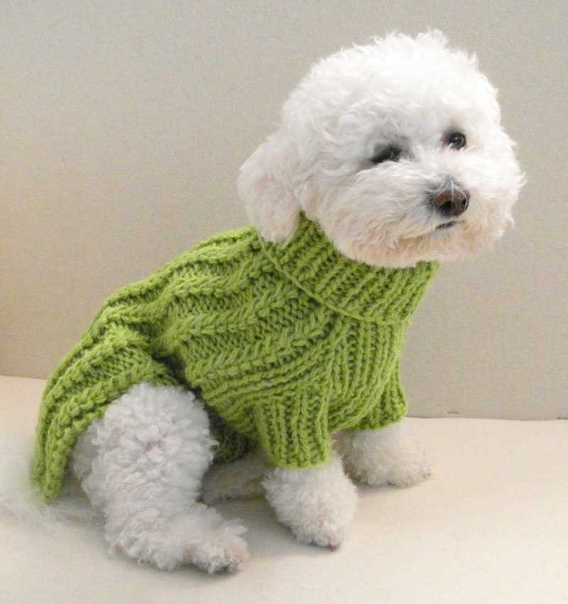 Cozy Canine Cables: A Machine Knit Dog Sweater Pattern