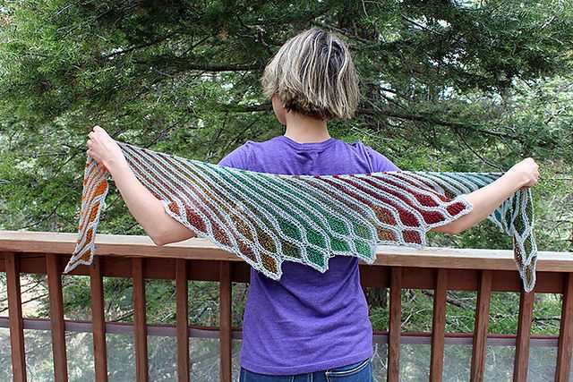 Unleash your creativity with this unique origami shawl knitting pattern