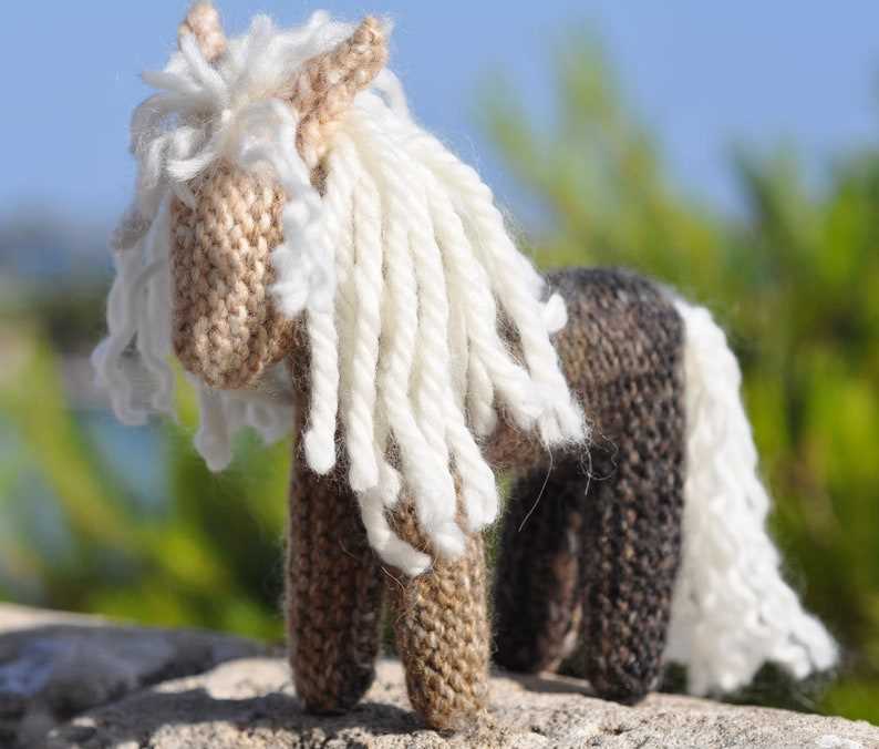 Unique Knitting Pattern for a Charming Toy Horse