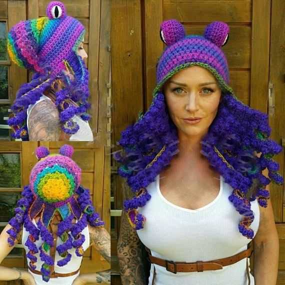 Unique Knit Octopus Hat Pattern