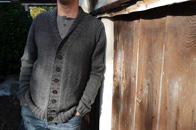 Knit your own men's cardigan with this pattern