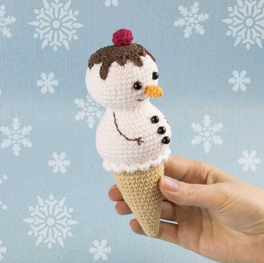 Knit Your Own Ice Cream Cone with This Easy Pattern