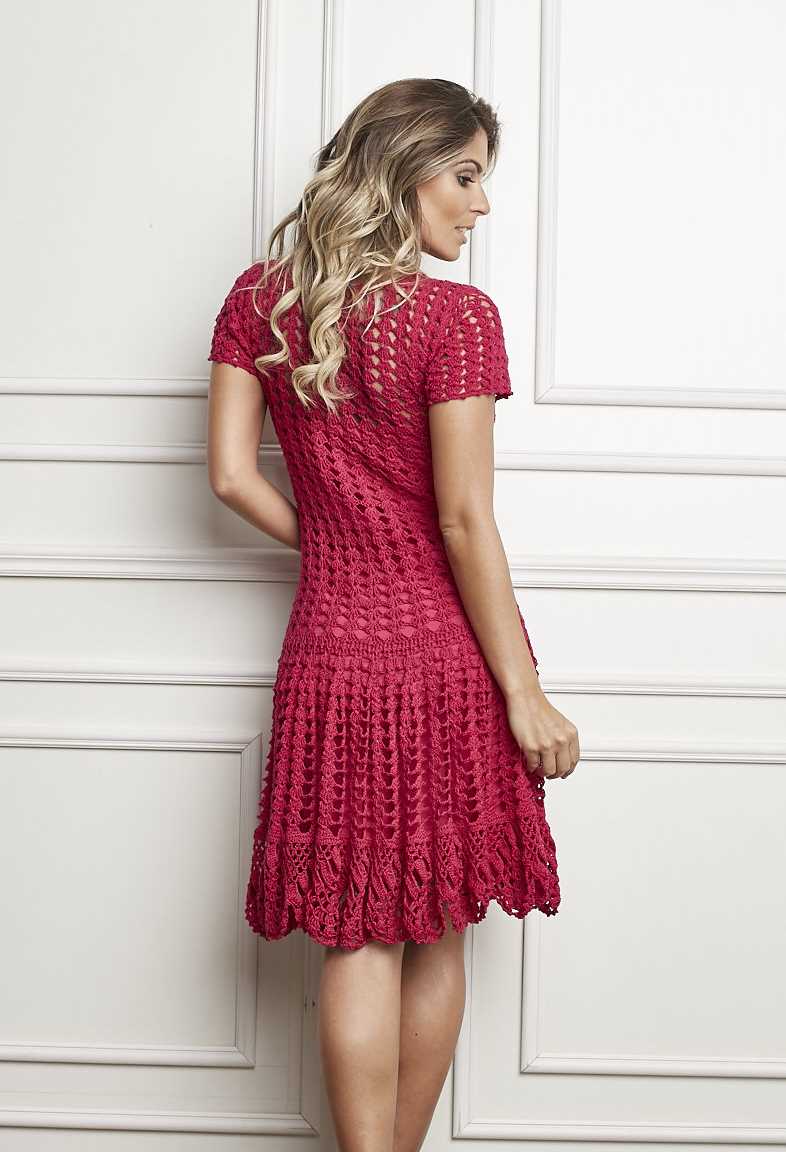 Simple and Elegant: Knitted Lace Dress Pattern
