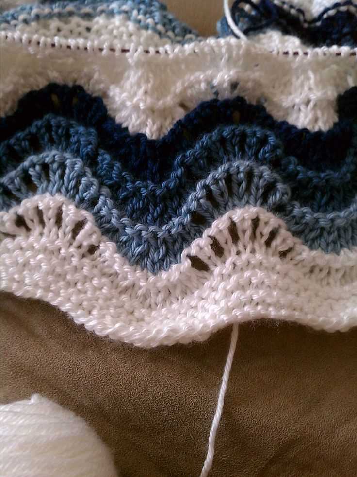 A Whimsical Blanket: A Fun Twist on Feather and Fan Knitting Pattern