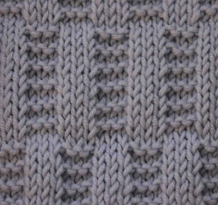 A Trio of Stitches: The In Threes Knitting Pattern