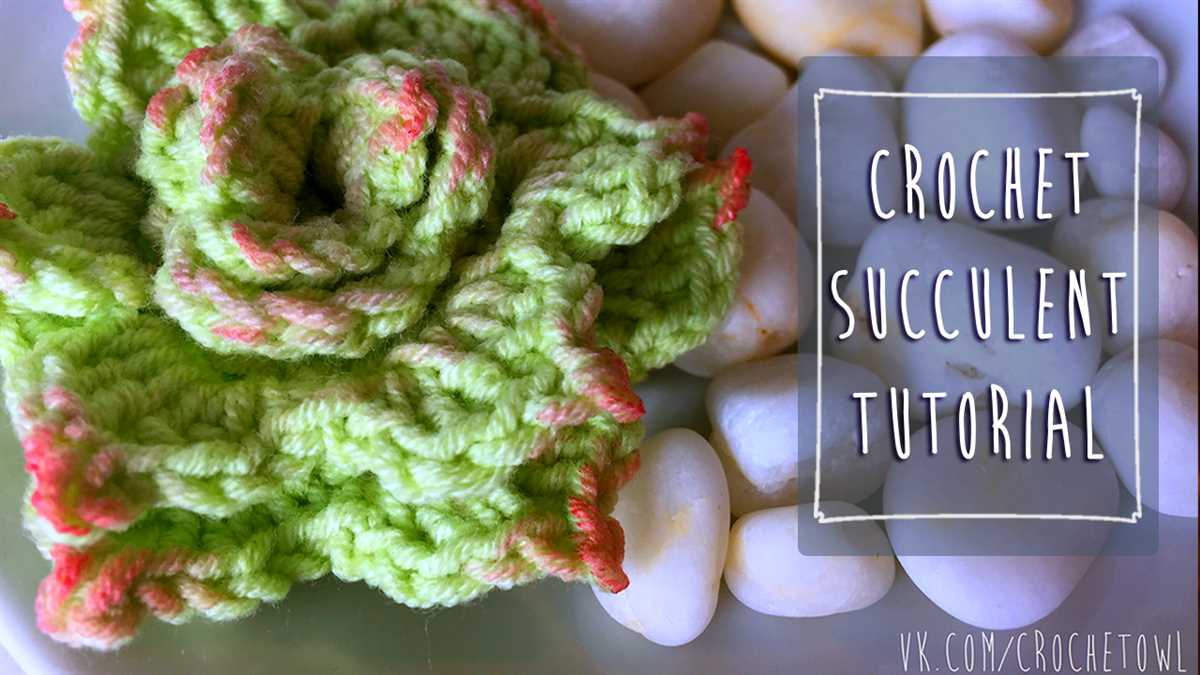 Unique Knit Pattern for Succulents