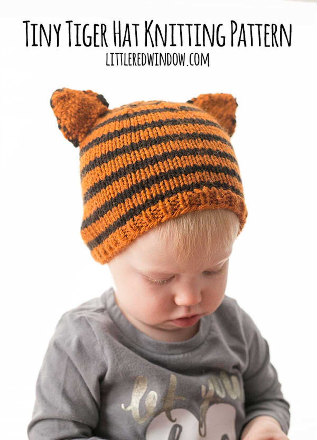 Create a Cozy Tiger Hat with This Knitting Pattern