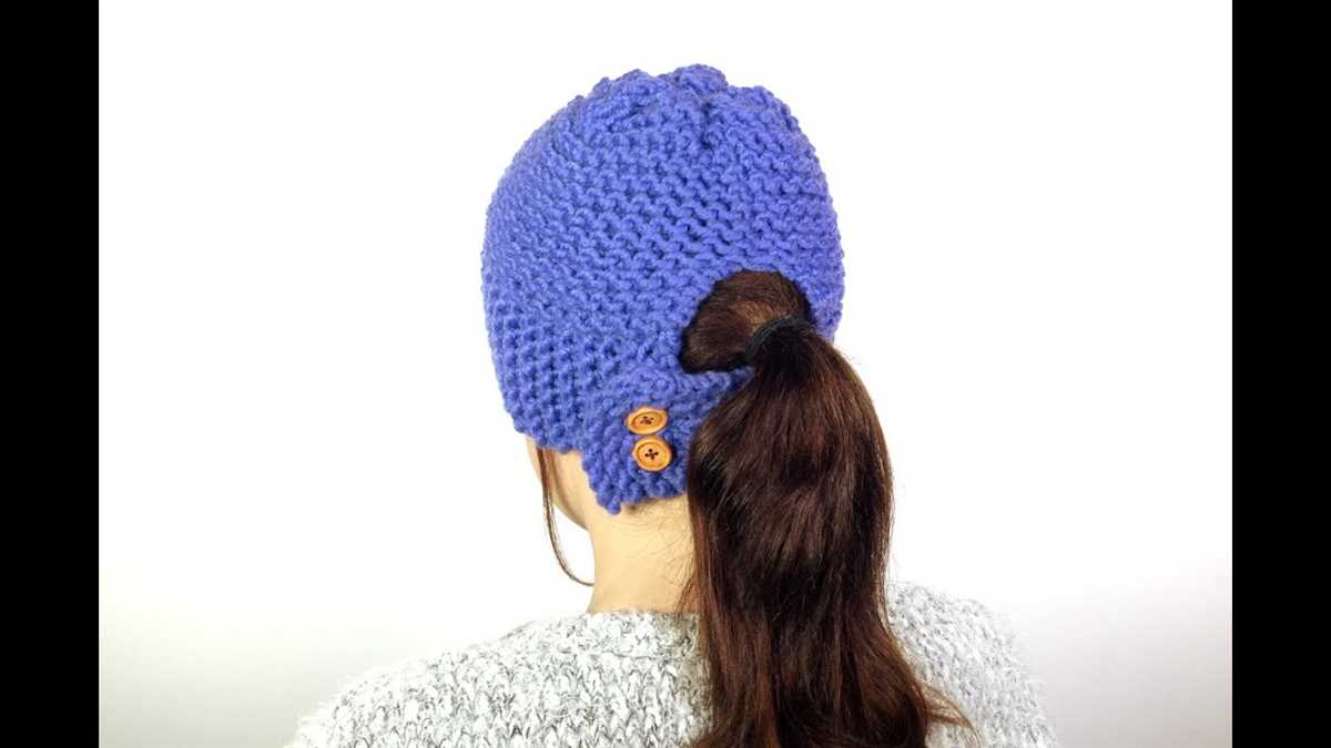 Discover stylish and free patterns for ponytail knit hats